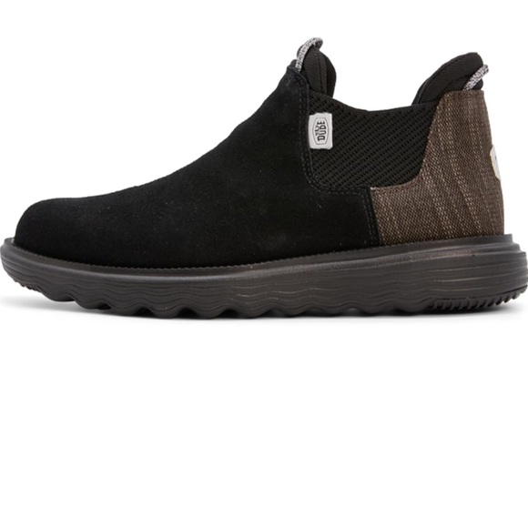 Hey Dude | Shoes | Hey Dude Branson Boot Suede Black 5w | Poshmark